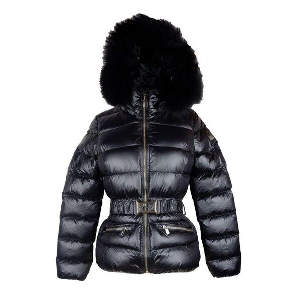 Yes Zee | Jackets & Coats | Yes Zee Nylon Jacket With Br Logo And Fur ...